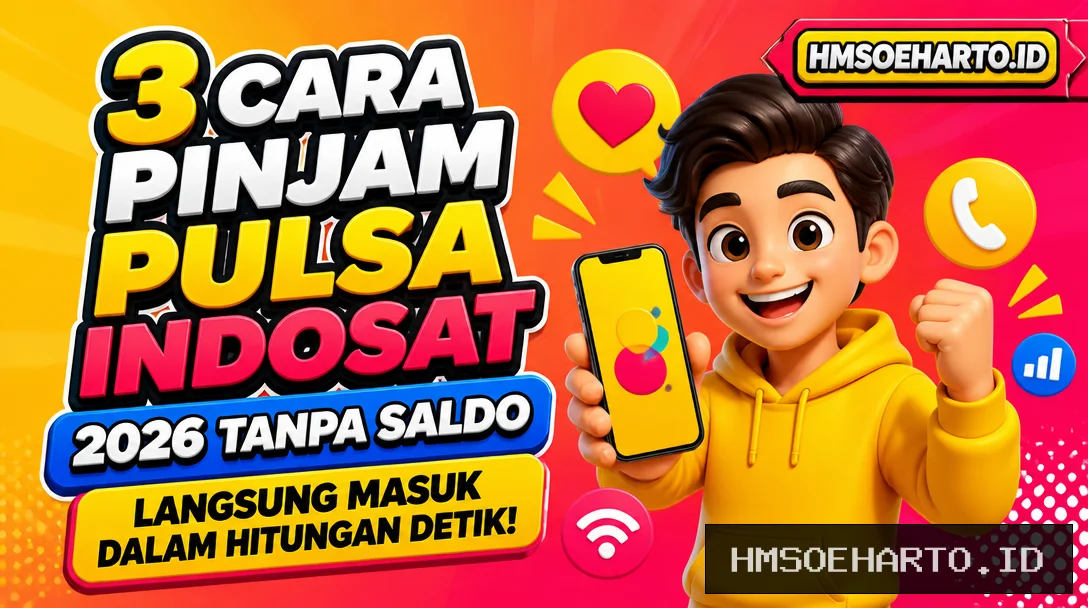 3 Cara Pinjam Pulsa Indosat 2026 Tanpa Saldo, Langsung Masuk dalam ...