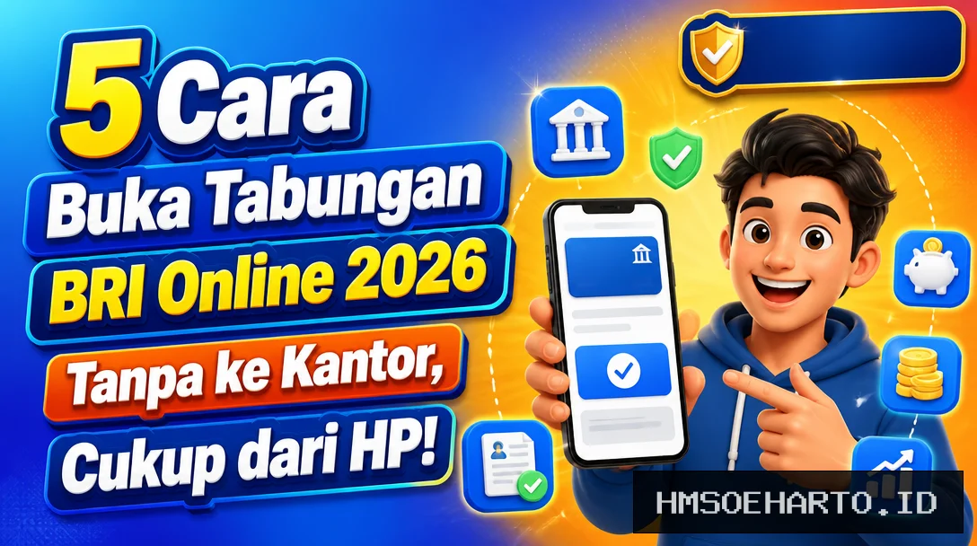 5 Cara Buka Tabungan BRI Online 2026 Tanpa ke Kantor, Cukup dari HP!