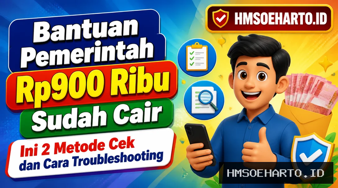 Bantuan Pemerintah Rp900 Ribu Sudah Cair, Ini 2 Metode Cek dan Cara ...