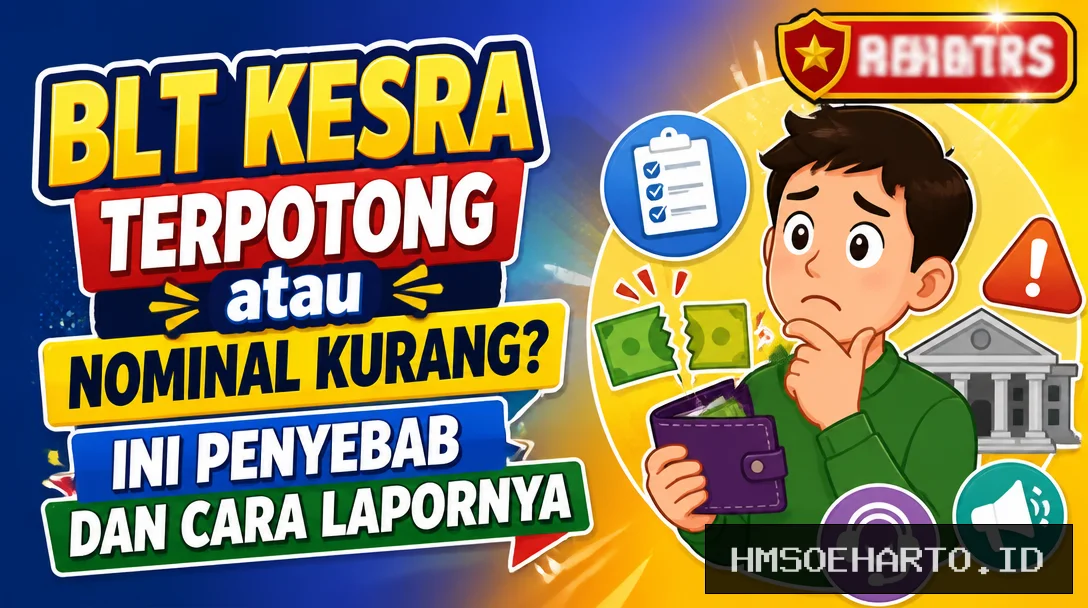 BLT Kesra Terpotong atau Nominal Kurang? Ini Penyebab dan Cara Lapornya