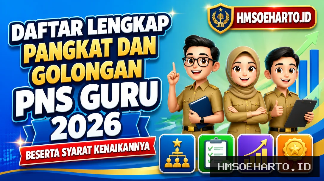 Daftar Lengkap Pangkat dan Golongan PNS Guru 2026 Beserta Syarat ...